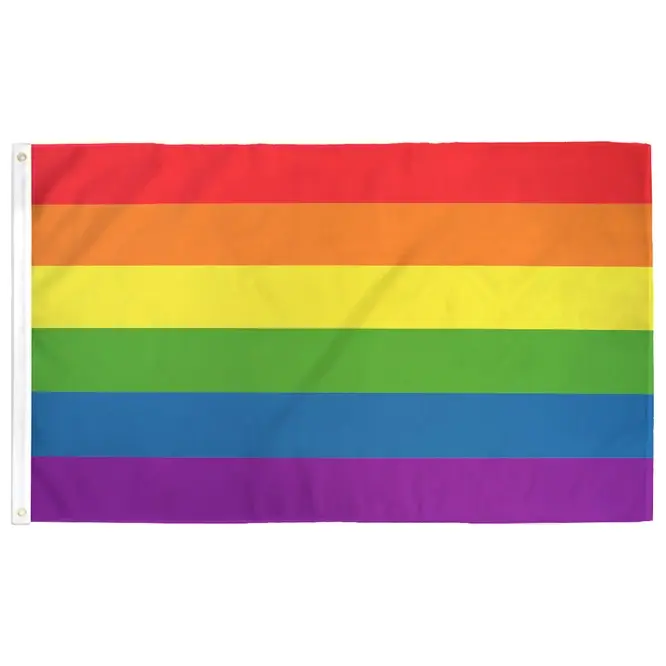 Rainbow LGBTQ Pride Flag - Ziya Blue