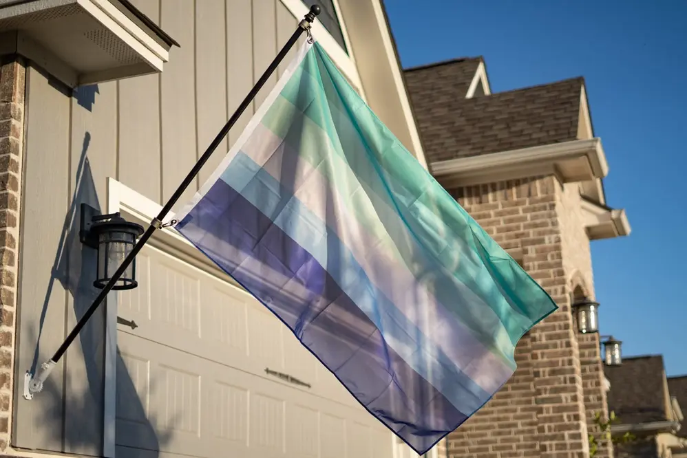 MLM (Men Loving Men) Pride Flag - Ziya Blue