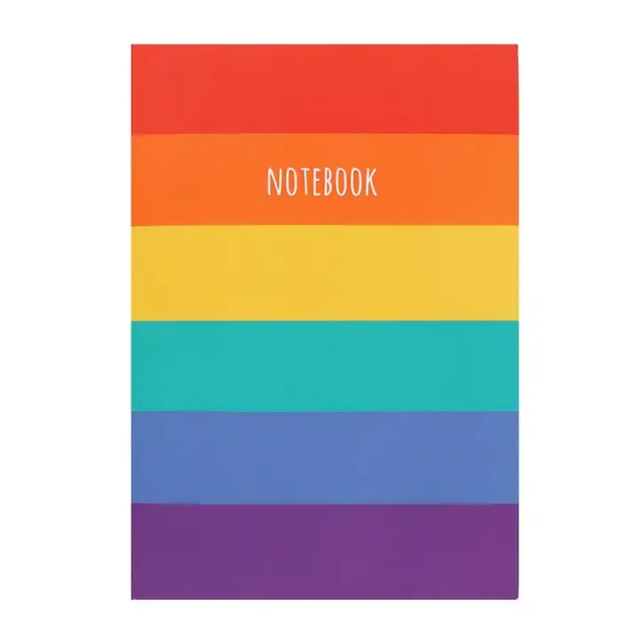 Rainbow A5 Notebook - 200 Lined Pages - Ziya Blue