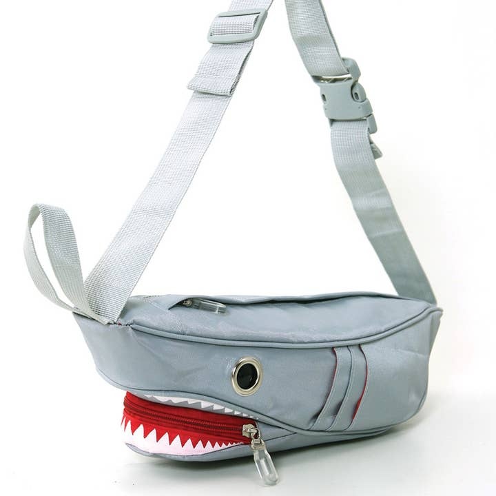 Premium Nylon Shark Fanny Pack - Ziya Blue