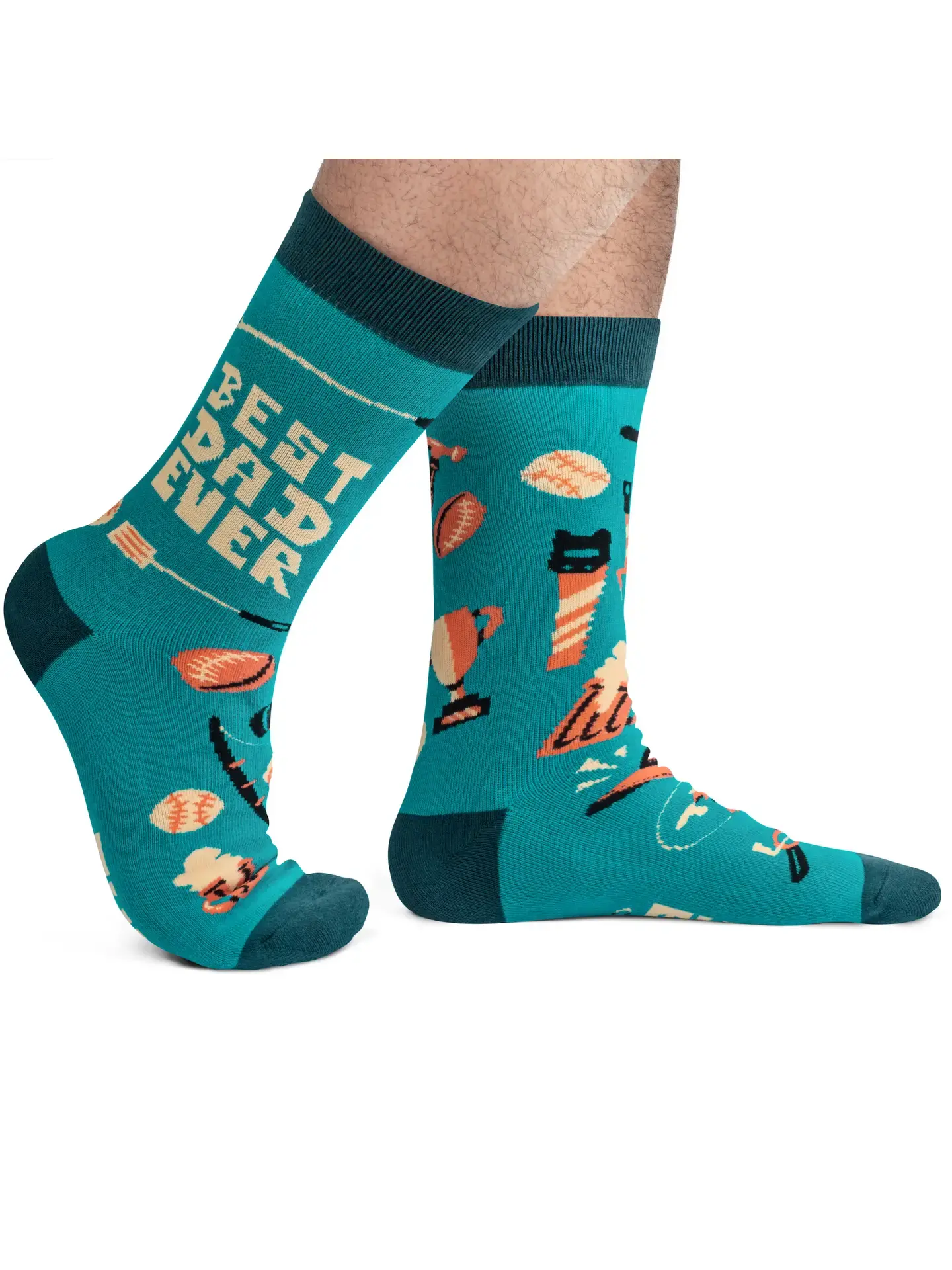 Best Dad Ever Socks - Ziya Blue