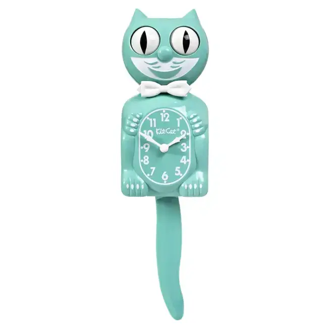 Classic Kit Kat Clock - Ziya Blue