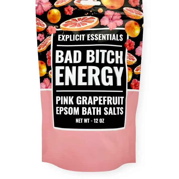 Bad Bitch Energy Bath Salts 12oz Bag - Ziya Blue