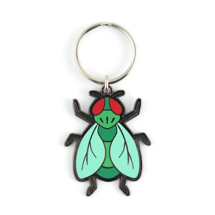 Fly Keychain - Ziya Blue