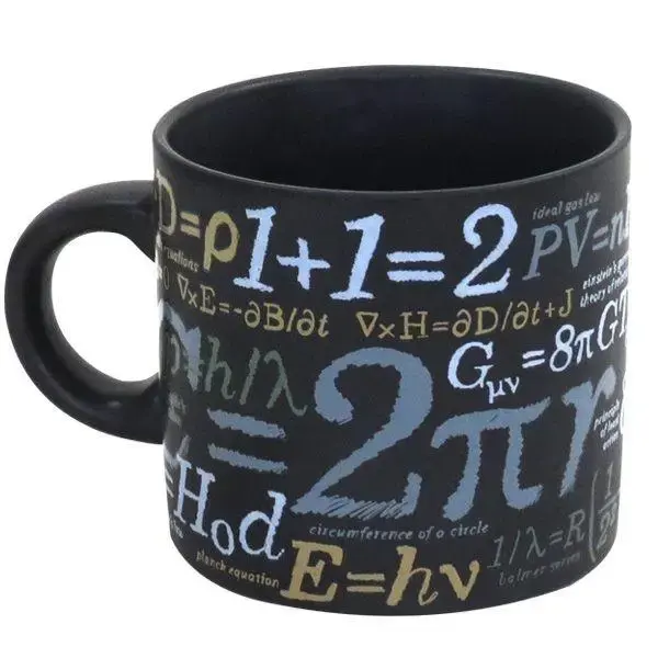 Math Formulas Coffee Mug - Ziya Blue