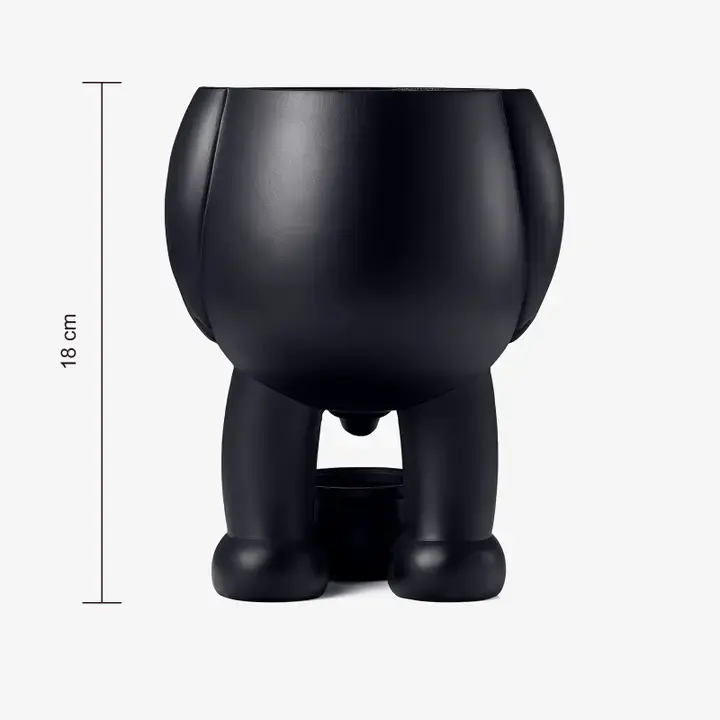 Whimsical Peeing Planter Pot - Ziya Blue