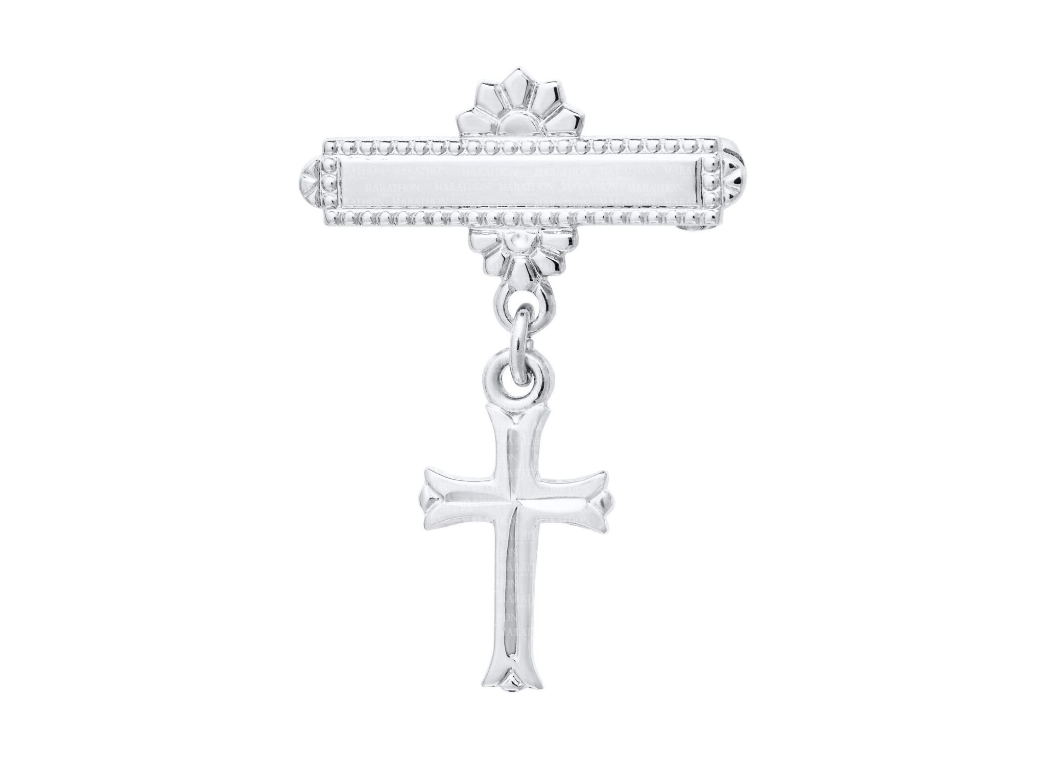 Sterling Silver Cross Pin - Robinette Jewelers