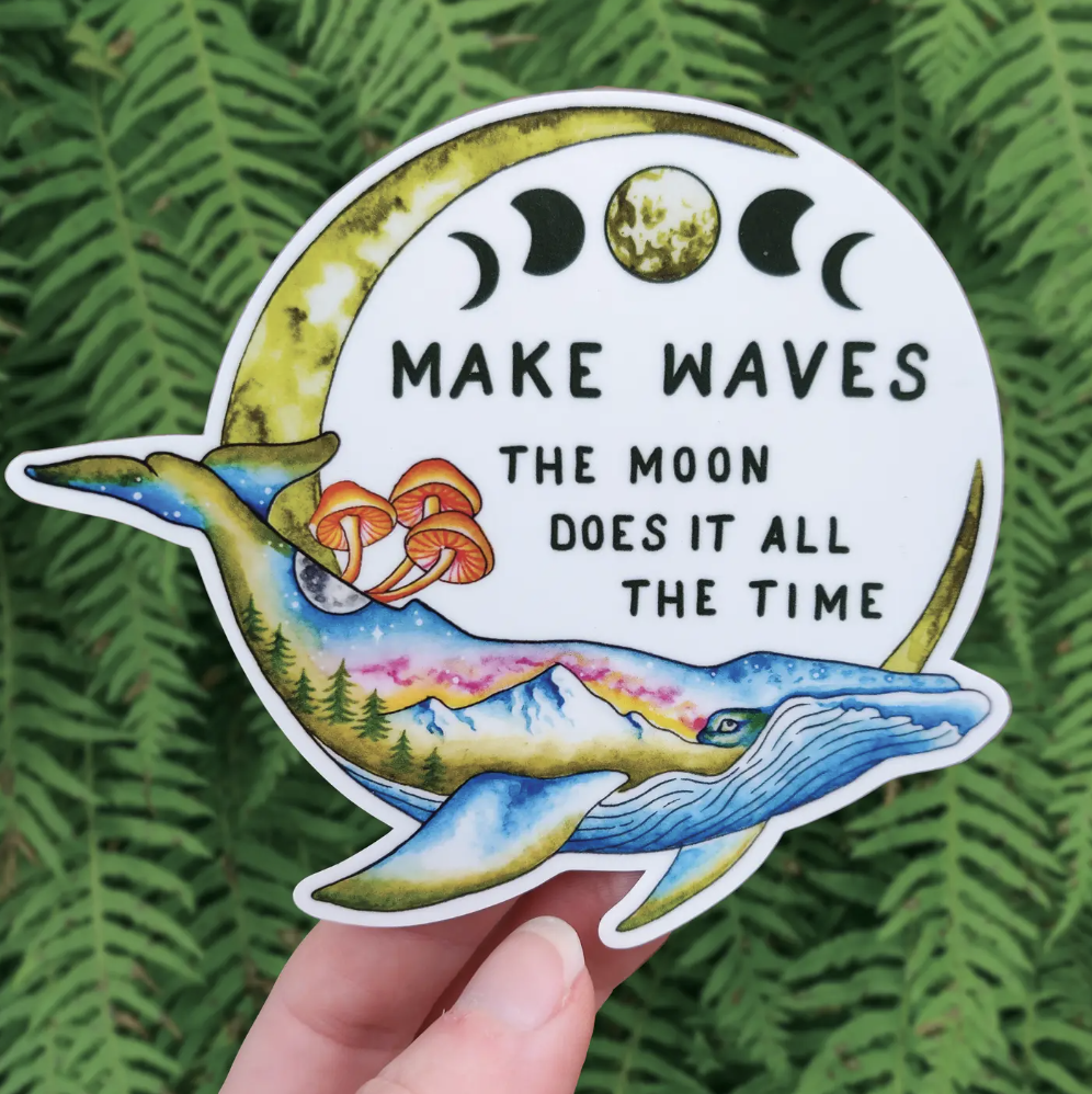 Make Waves · Sticker - Desert Rose