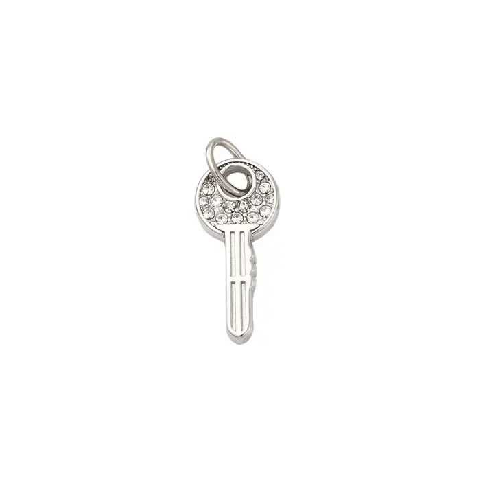 Charm Bar · Silver · House Key - Desert Rose