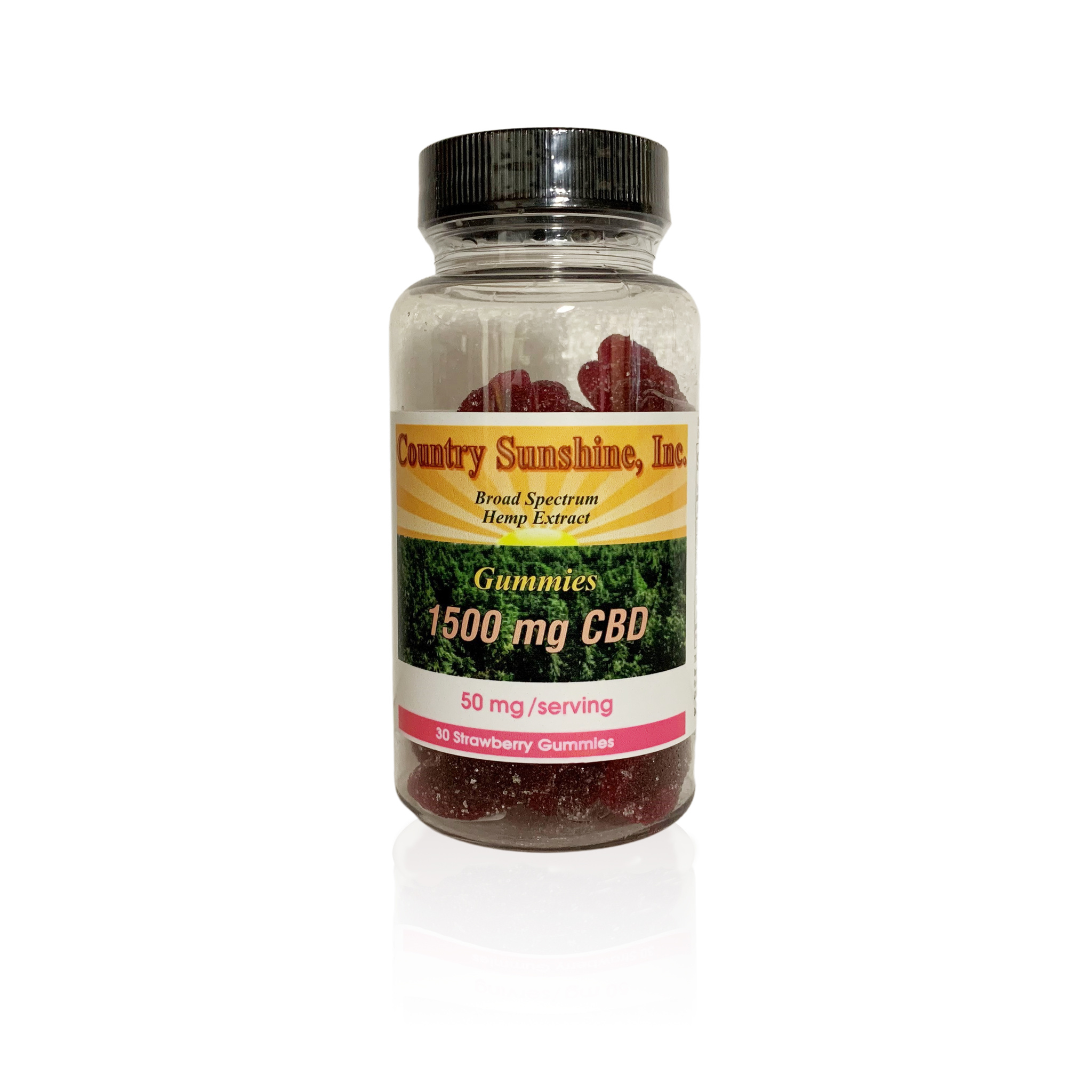 Country Sunshine, LLC 50 mg ea. Gummies - Country Sunshine CBD