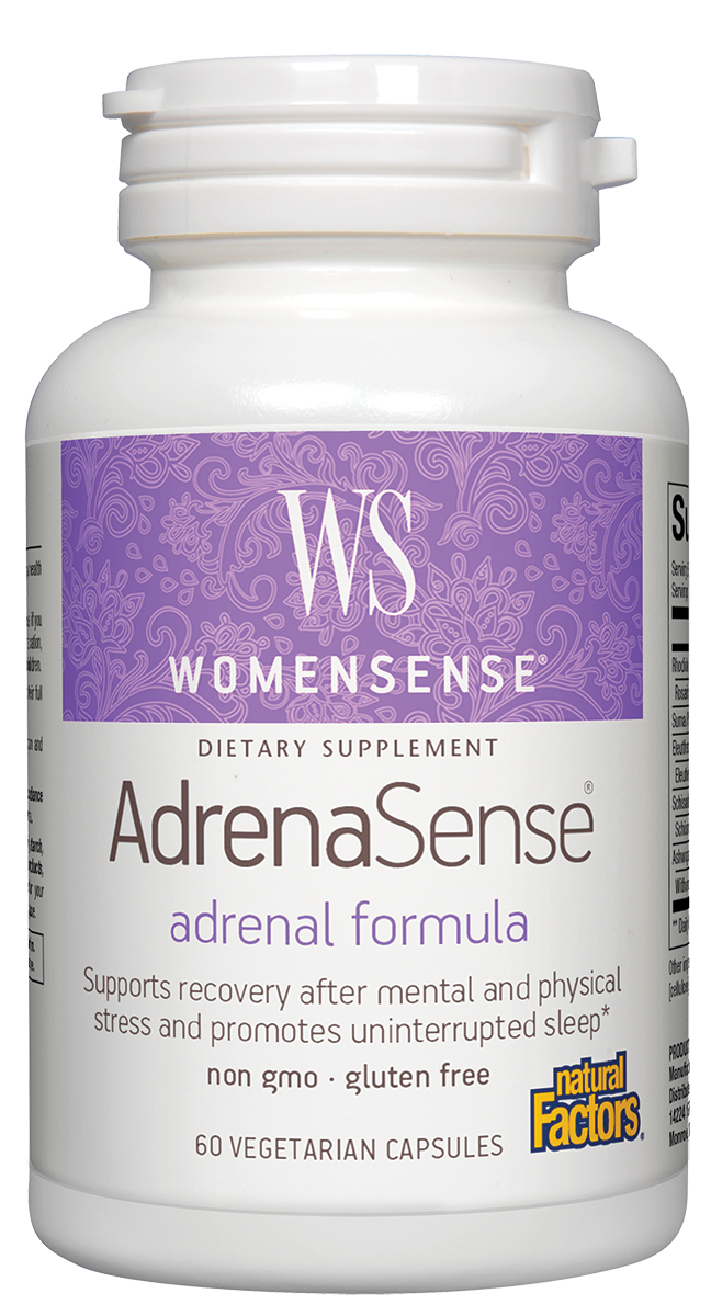 Natural Factors - Adrenasense - 60 Veg Capsules - Charlotte Vitamins