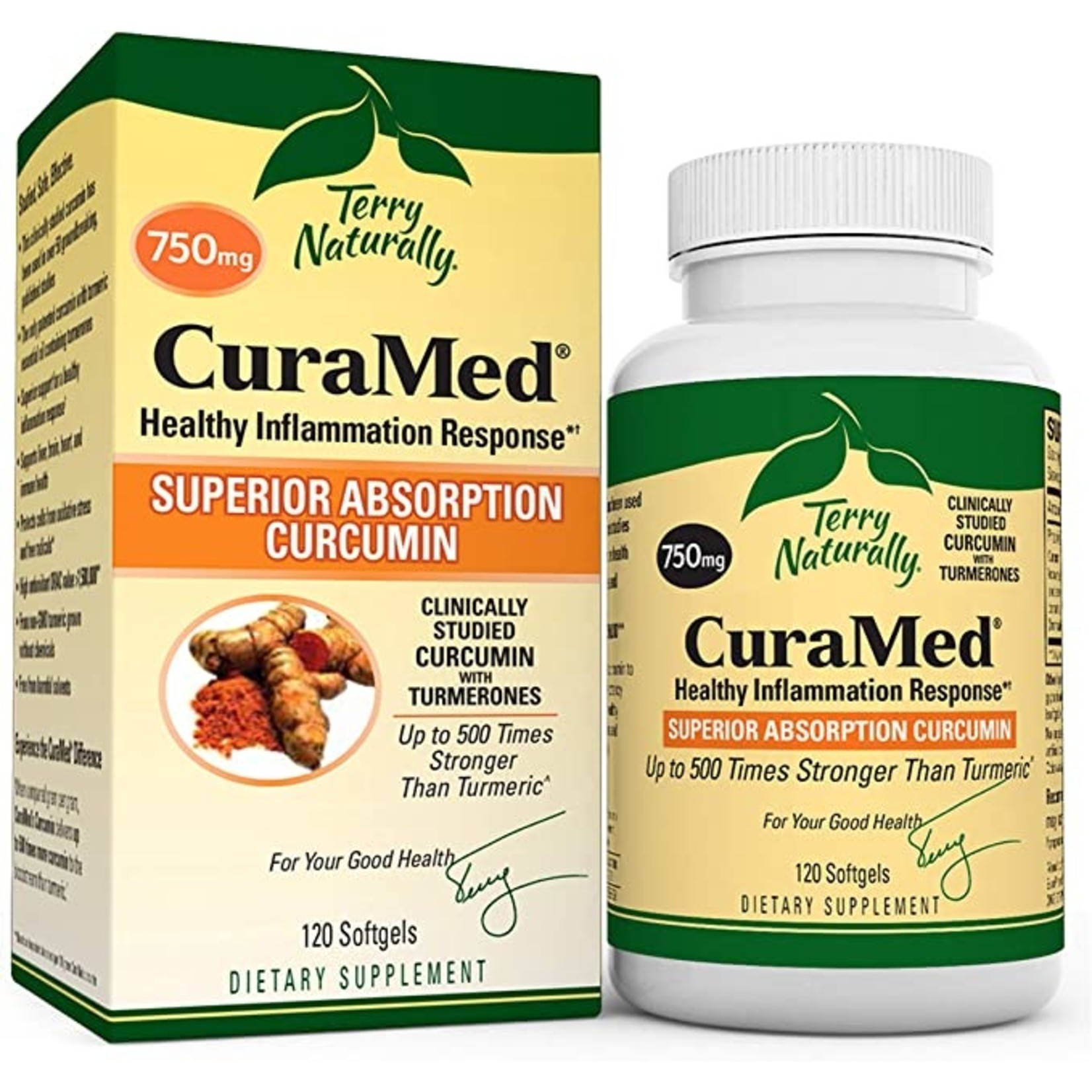 Europharma - Curamed 750 mg - 120 Softgels - Charlotte Vitamins