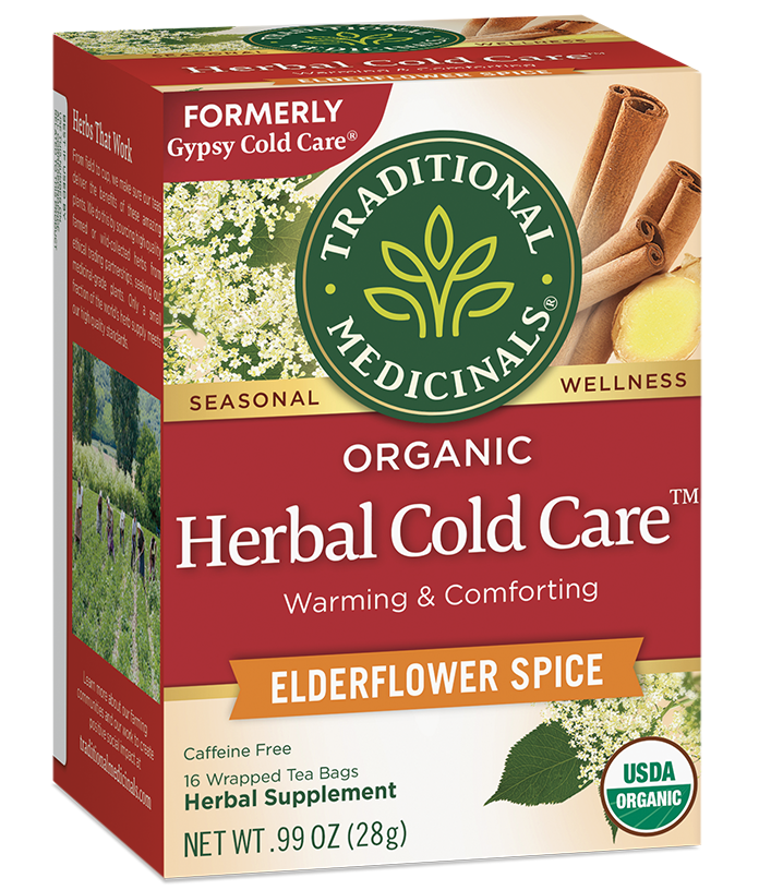 Traditional Medicinals - Gypsy Cold Care Herbal Tea - 16 Bags ...