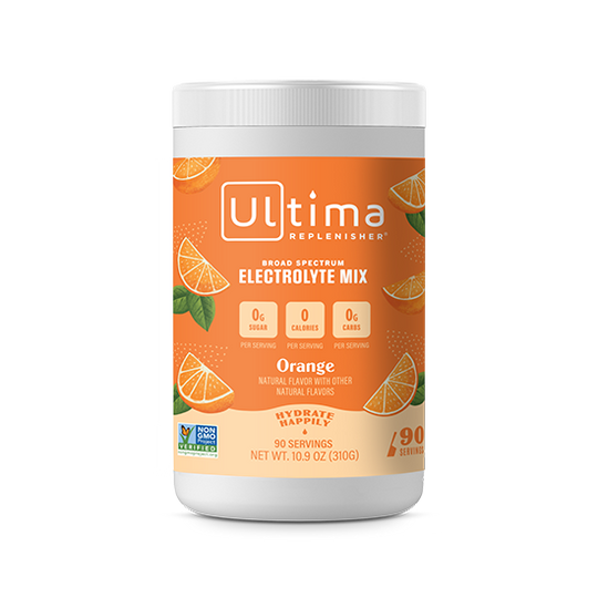 Ultima - Orange Electrolyte Powder - 10.8 oz - Charlotte Vitamins
