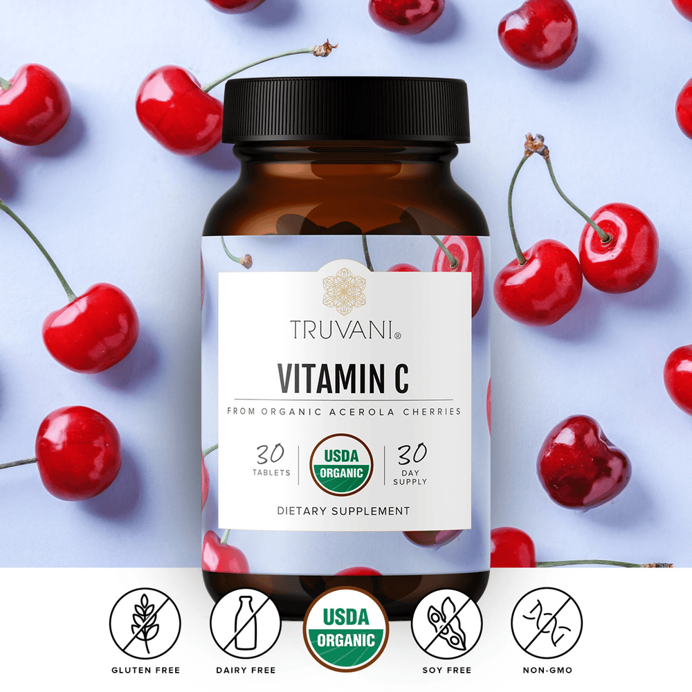 Truvani - Vitamin C - 30 Tablets - Charlotte Vitamins