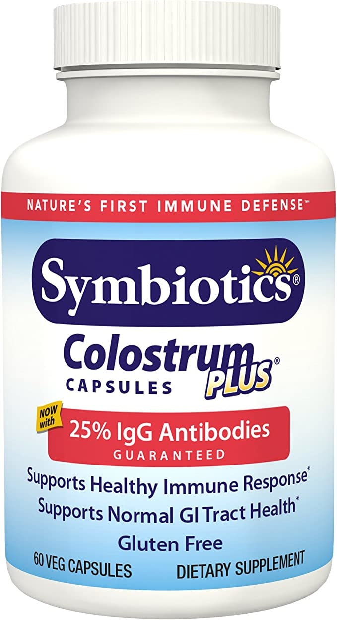 Symbiotics - Colostrum Plus - 60 Capsules - Charlotte Vitamins