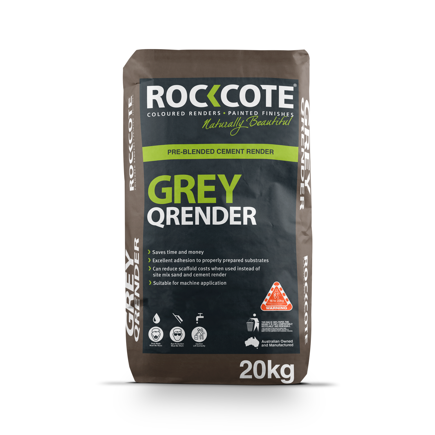 Quick Render Grey 20kg - Applied Building Products Australia