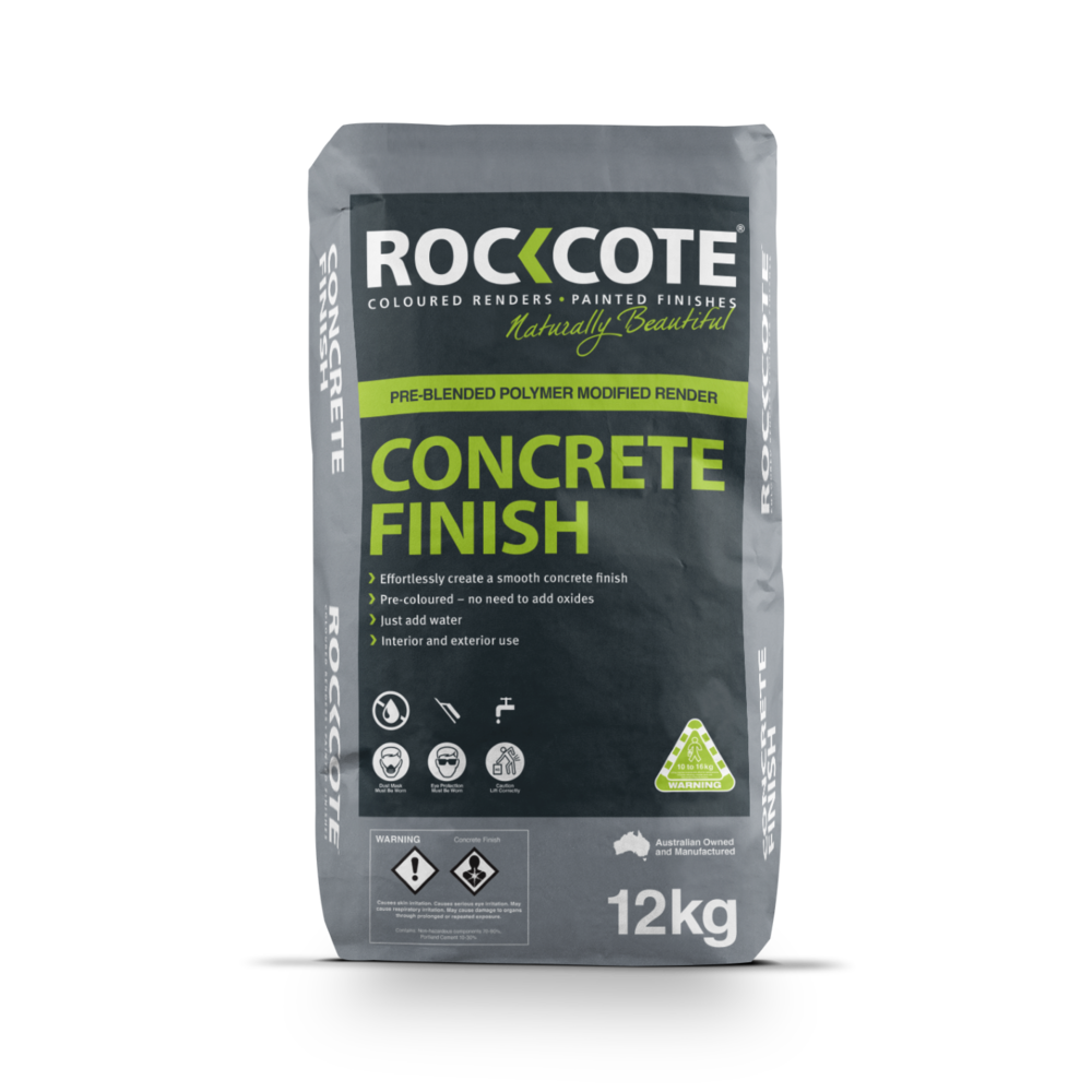 Rockcote Concrete finish 12 Kg - Applied Building Products Australia