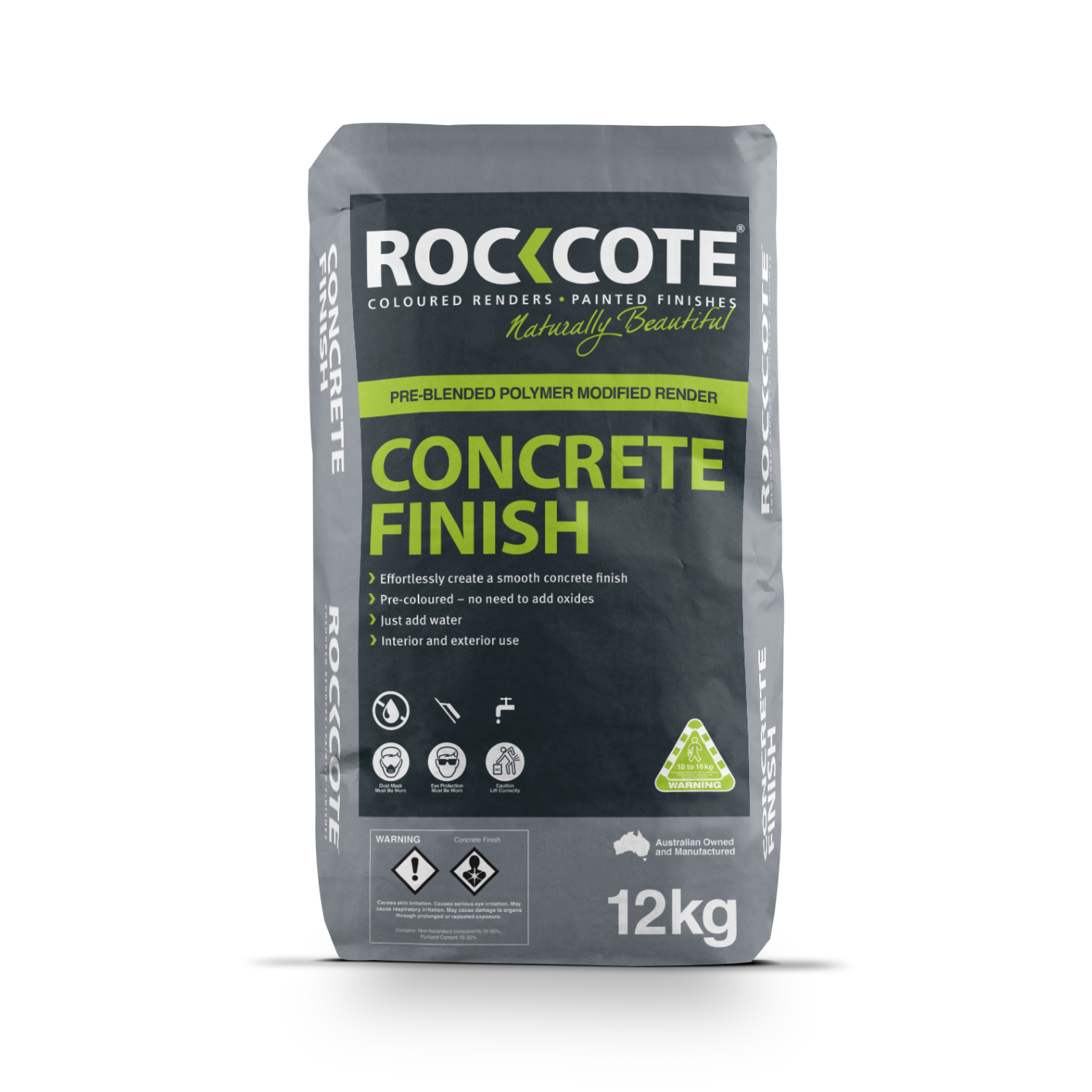 Rockcote Concrete finish 12 Kg - Applied Building Products Australia