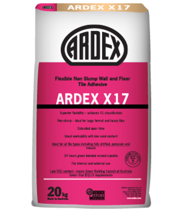X17 20KG BAG Special - Applied Building Products Australia