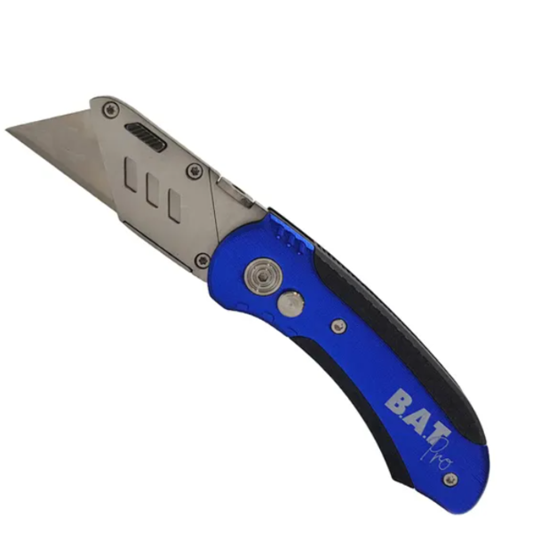 BAT Pro Folding utility Knife blue - Applied Building Products Australia