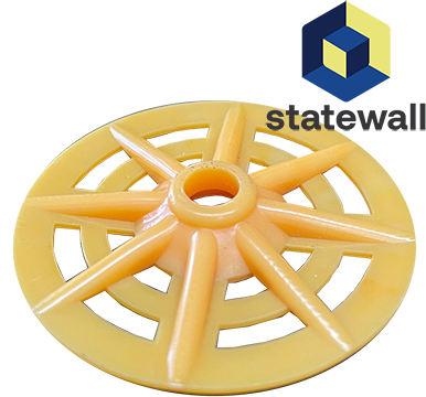 Statewall yellow 48mm Washer box 500 - Applied Building Products Australia