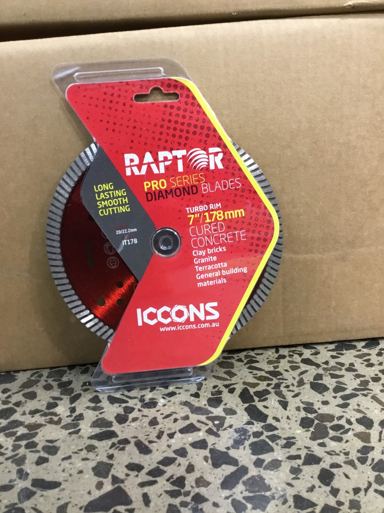 Iccons Turbo Rim 178mm Blade Red - Applied Building Products Australia