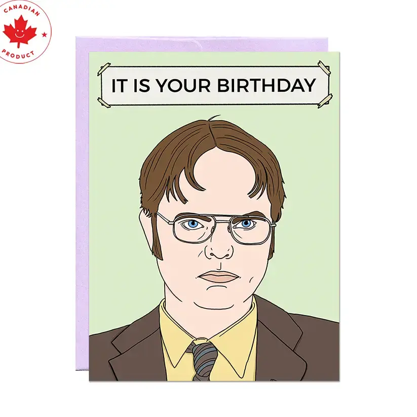 Dwight Birthday Card - Golden Poppy