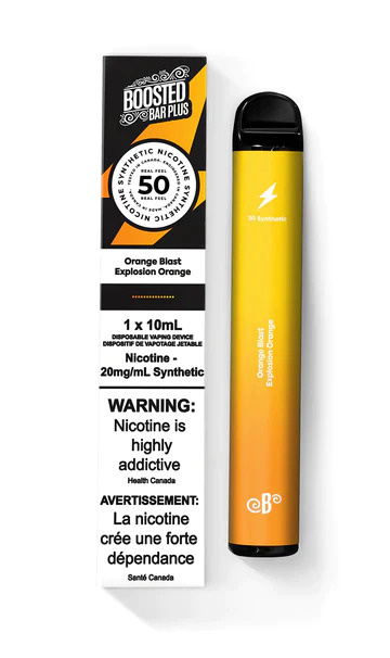 BOOSTED BAR PLUS 3000 PUFF ORANGE BLAST 20MG - Lucky Vape