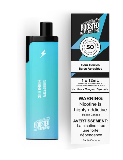 BOOSTED BAR PRO 5000 PUFF SOUR BERRIES - Lucky Vape