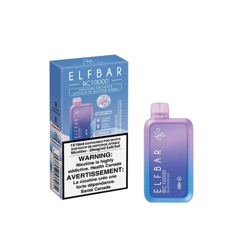 ELFBAR BC 10000 BLUE RAZZ ICE - Lucky Vape