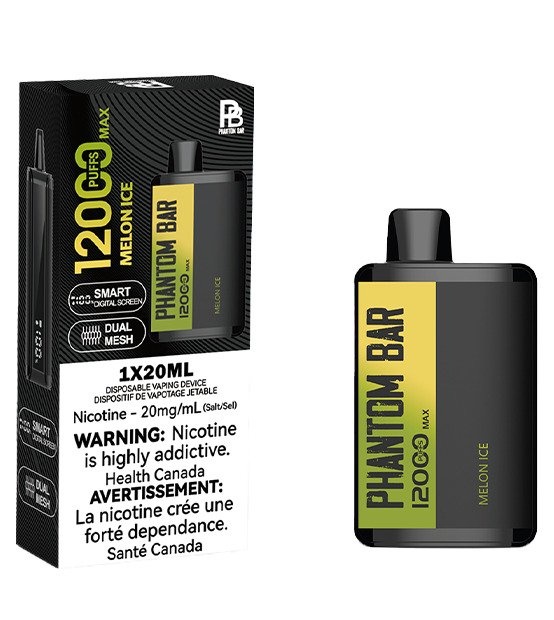 PHANTOM BAR 12000 PUFFS MELON ICE - Lucky Vape