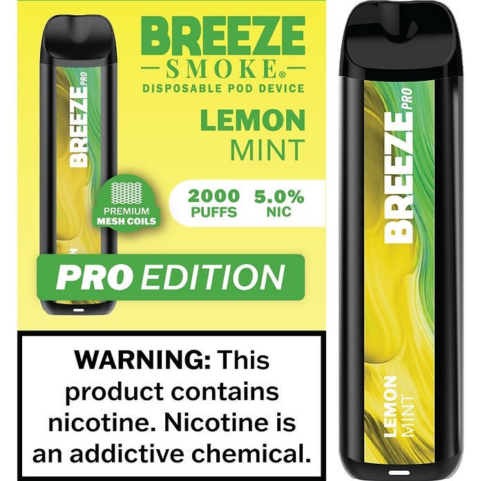 BREEZE PRO EDITION LEMON MINT - Lucky Vape