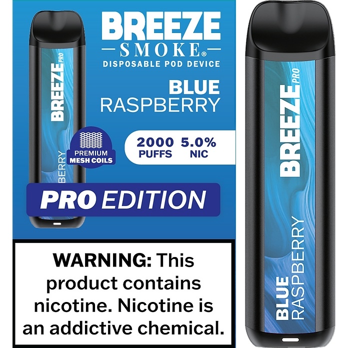 BREEZE PRO EDITION BLUERASPBERRY - Lucky Vape