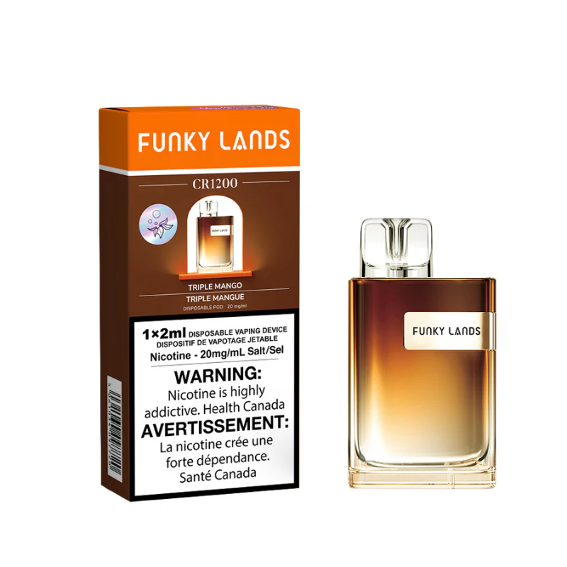 FUNKY LANDS CR1200 TRIPLE MANGO - Lucky Vape