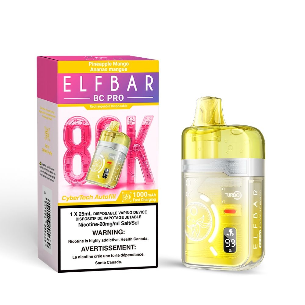 ELFBAR BCPRO 80K ON PINEAPPLE MANGO - Lucky Vape