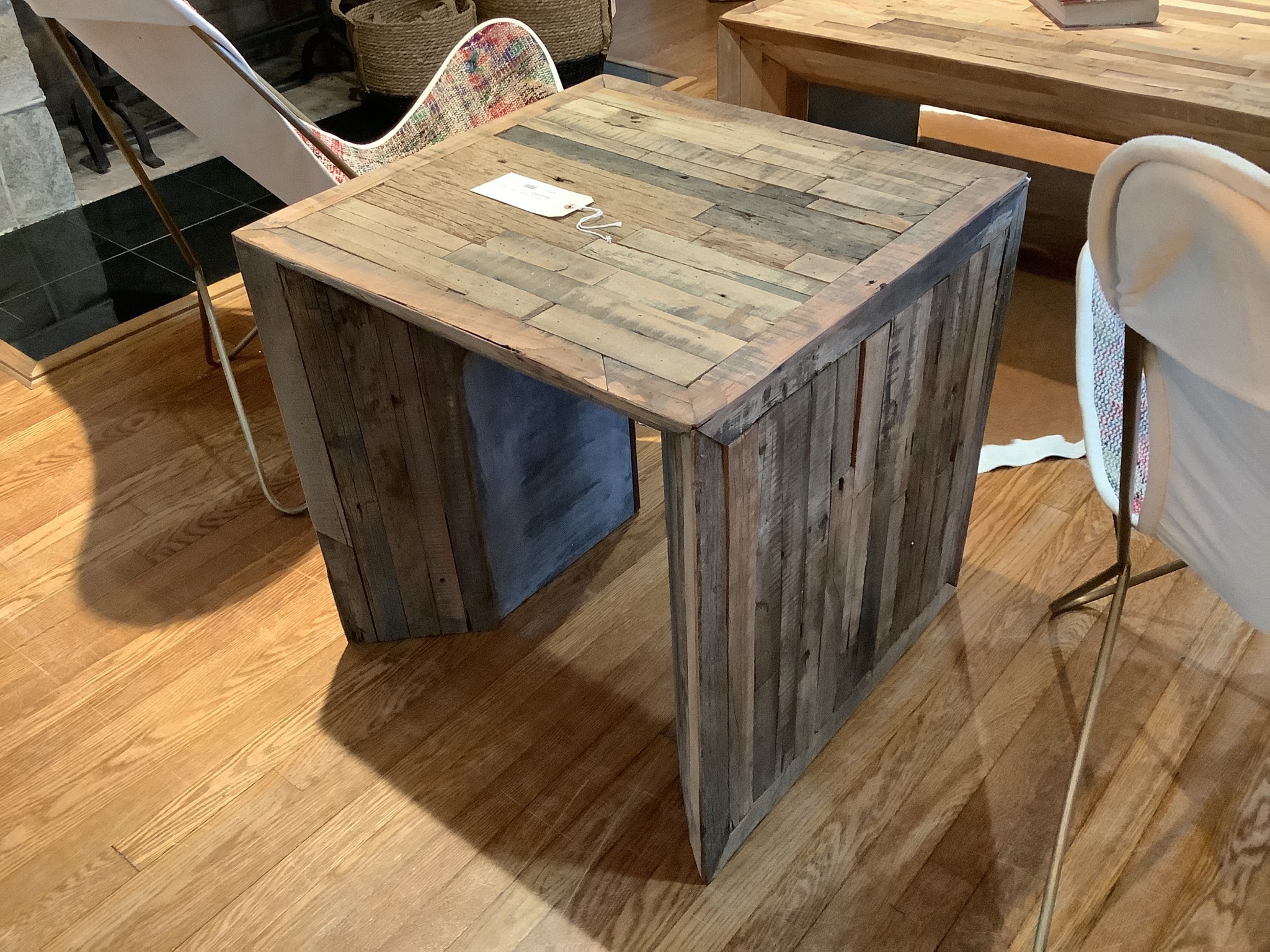 Rustic Wood Side Table