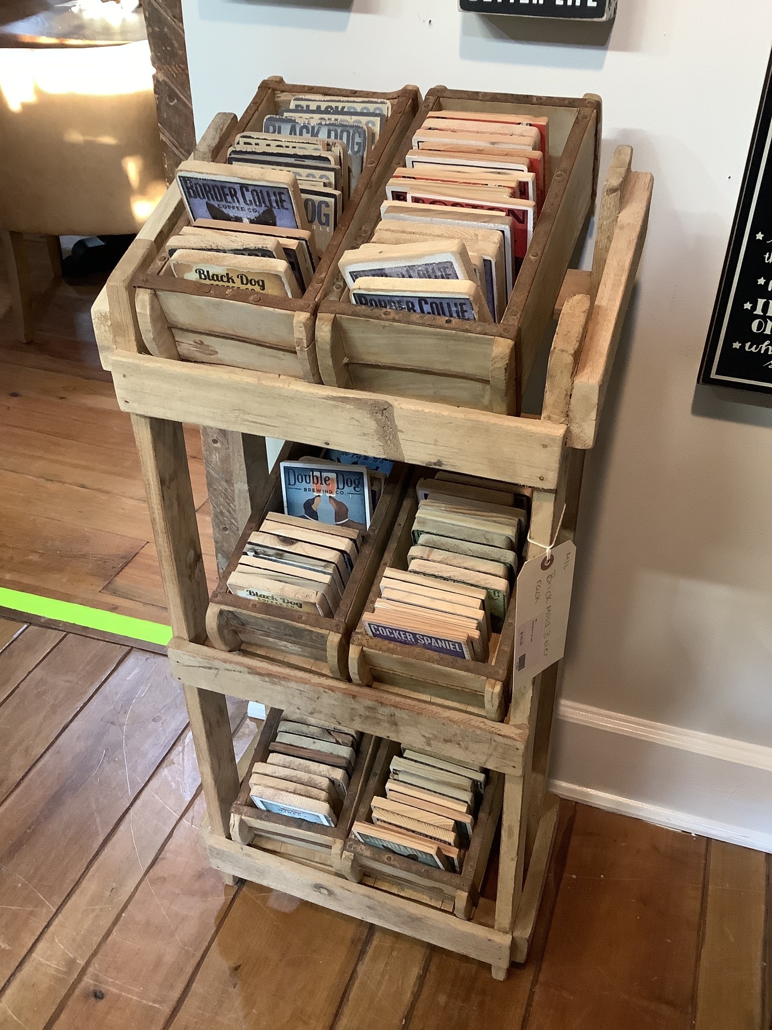Brick Mold 3 Tier rack - Old Wood Delaware