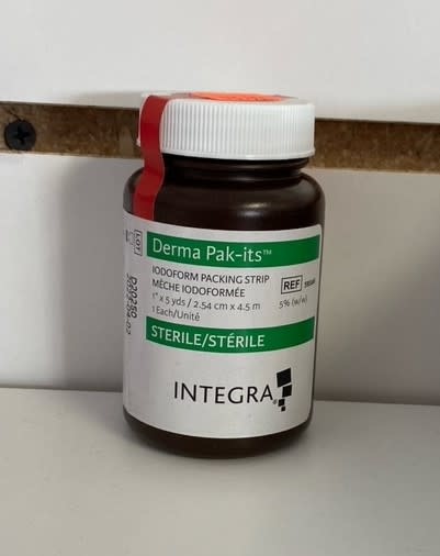 INTEGRA DERMA PAK-ITS IODOFORM PACKING STRIP 1" x 5 yds - Sunshine ...