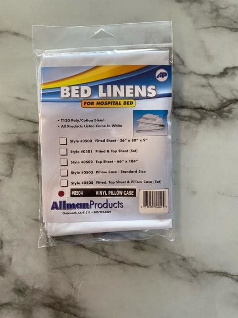 Vinyl Pillow Case W/Zipper - Sunshine Medical Equipment