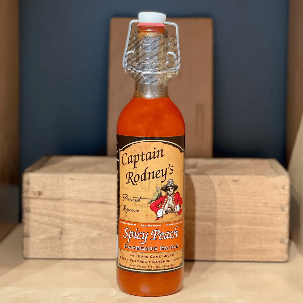 Captain Rodney’s Spicy Peach BBQ Sauce - Neighbors Mercantile Co