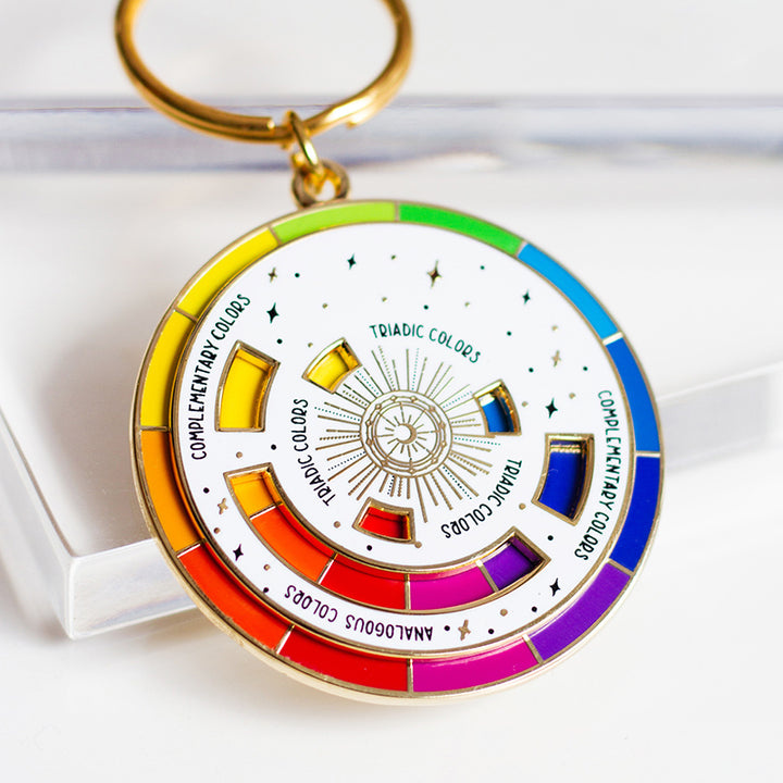 Colour Wheel Keychain - Espace Tricot