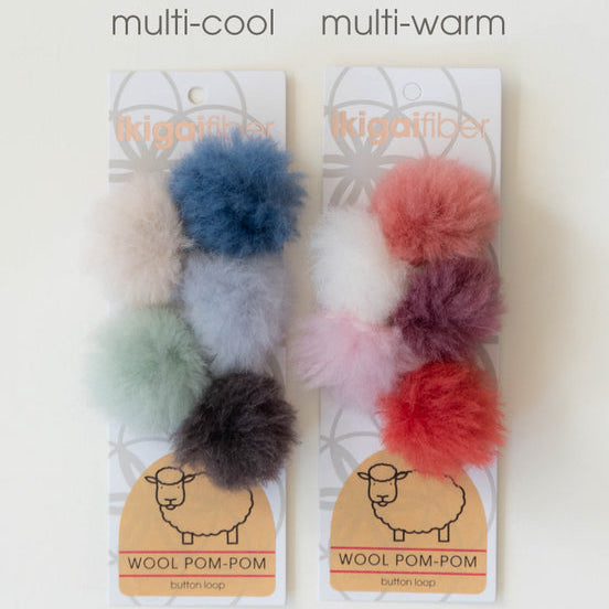 Ikigai Fiber - Wool Pom-Poms - Espace Tricot