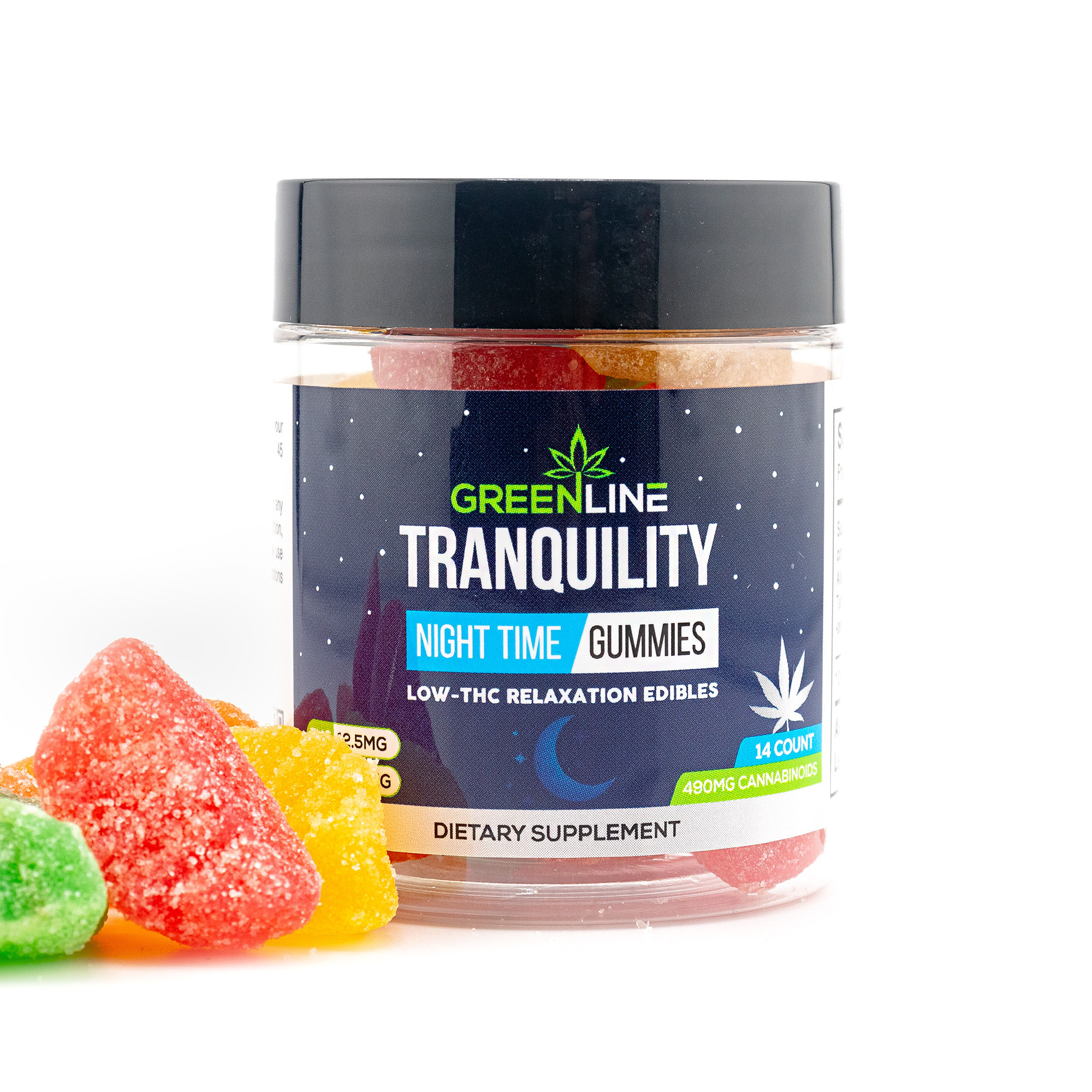 Tranquility Night-Time Gummies CBN 14pack - Green Line Products