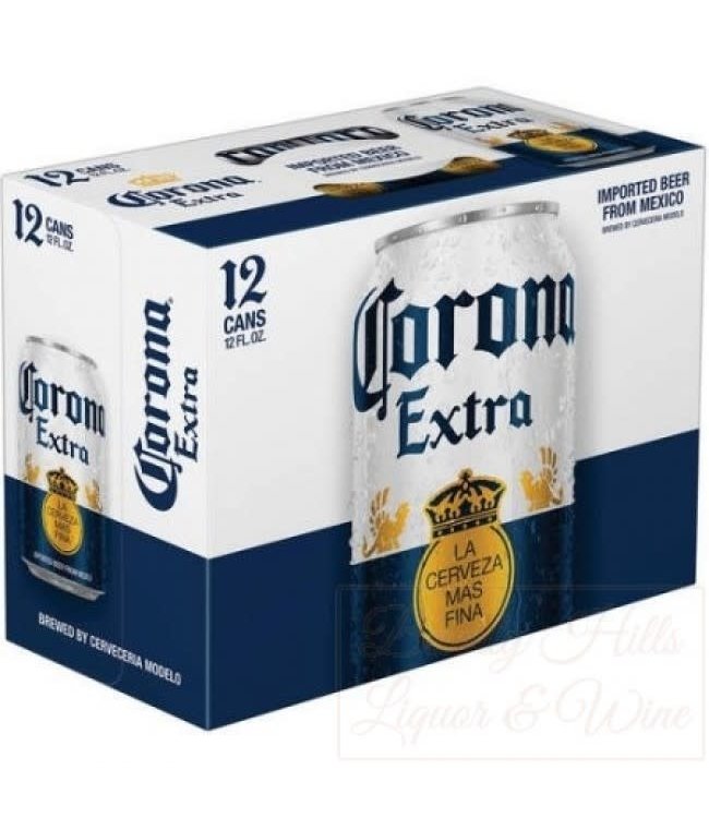 CORONA EXTRA CAN 12PK - Bauer Wine & Spirits