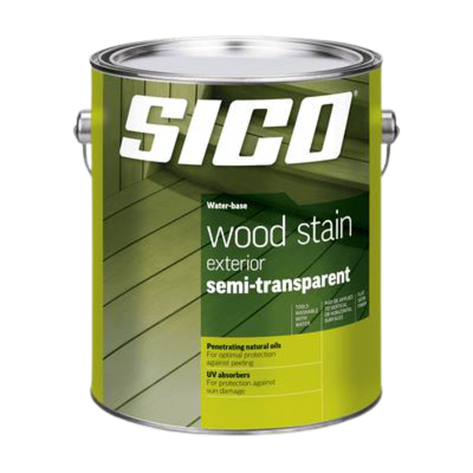 SICO GALLON WOOD STAIN EXTERIOR SEMI-TRANSPARENT TINTABLE BASE - North ...