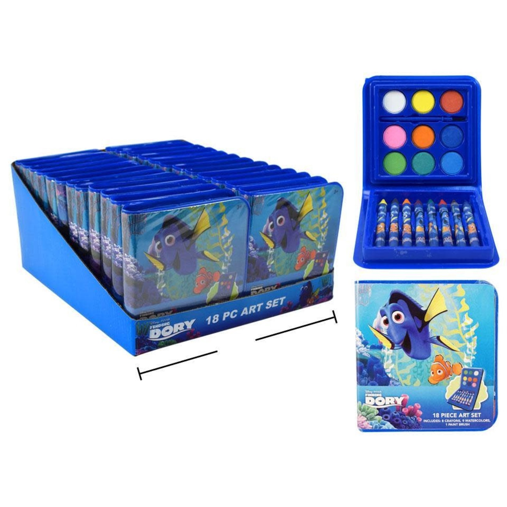 DISNEY FINDING DORY ART SET 18 PCS - DISC - North Cobalt Flea Market