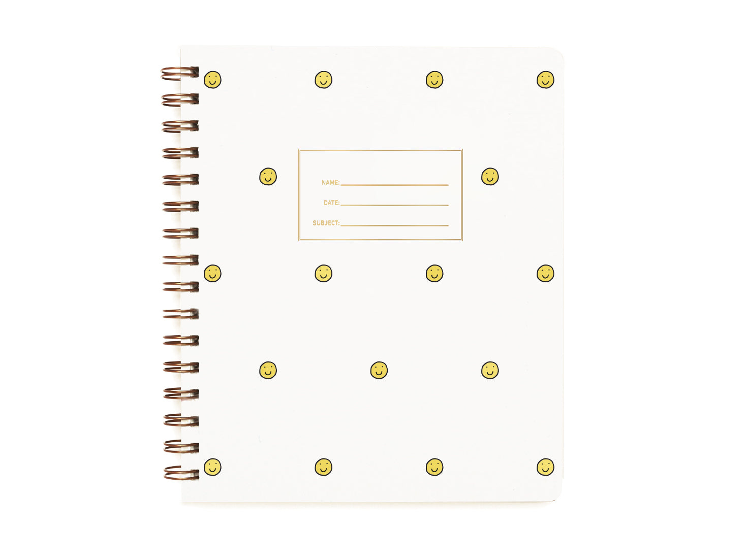 Shorthand Standard Notebook - Smiley Face - The Blue House