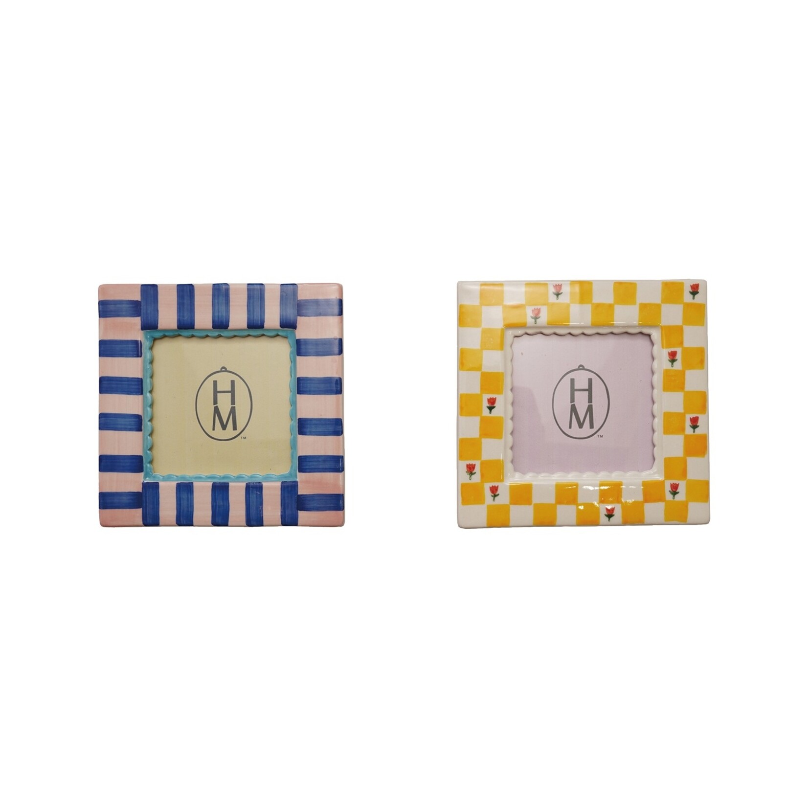 Hazel Mazel 4"x4" Stoneware Frame - The Blue House