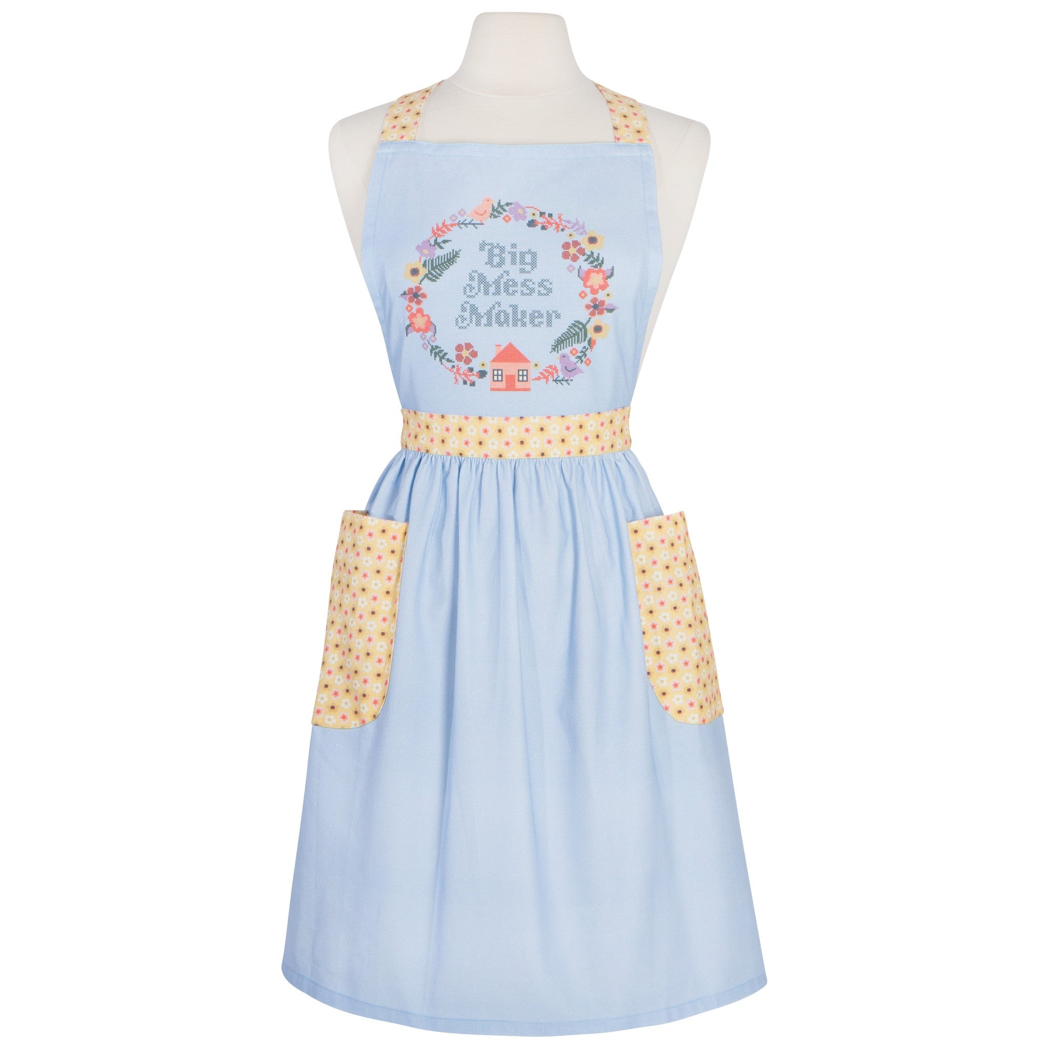 Big Mess Maker Kitsch Stitch Maisie Apron - The Blue House